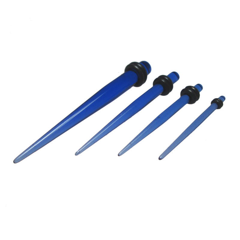 Ear Stretchers, Ear Stretching Tapers in Blue Acrylic – Arka