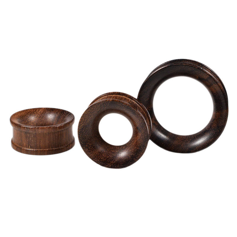 Wooden Flesh Tunnels | Large Gauge | Big Sizes 30mm 40mm – Arka